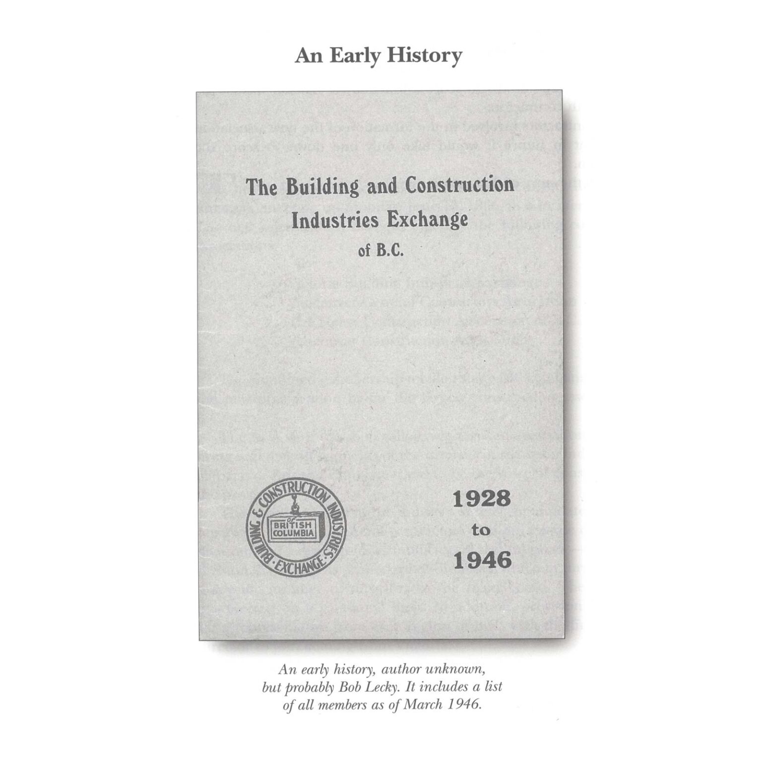 About VRCA | Vancouver Regional Construction Association
